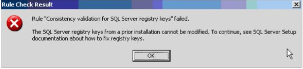 Consistency Validation For SQL Server Registry Keys Consistency Validation For SQL Server Registry Keys